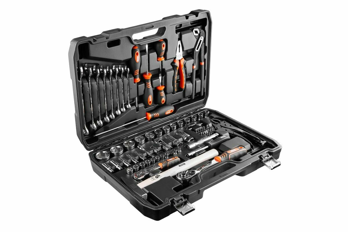 Набор инструмента WESTER WT072 универсальный 1/4' 1/2'DR 72 предмета