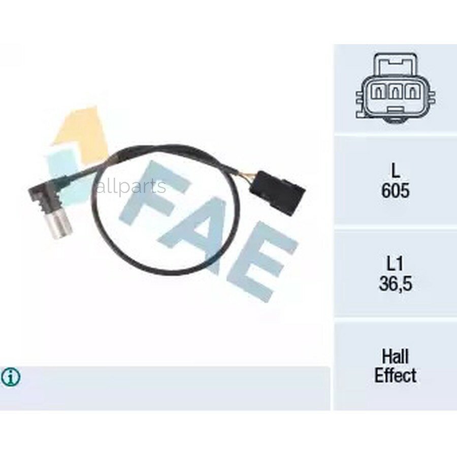 FAE 79432 Датчик положения распредвала VOLVO