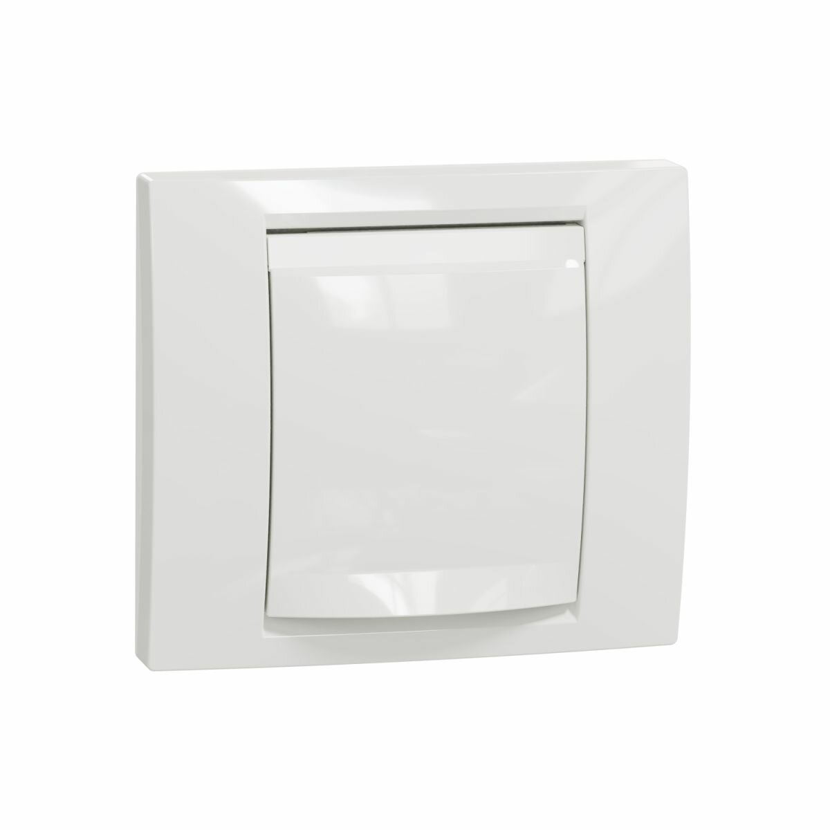 Unica New Бел Рамка с крышкой 2 модуля IP44 NU044218