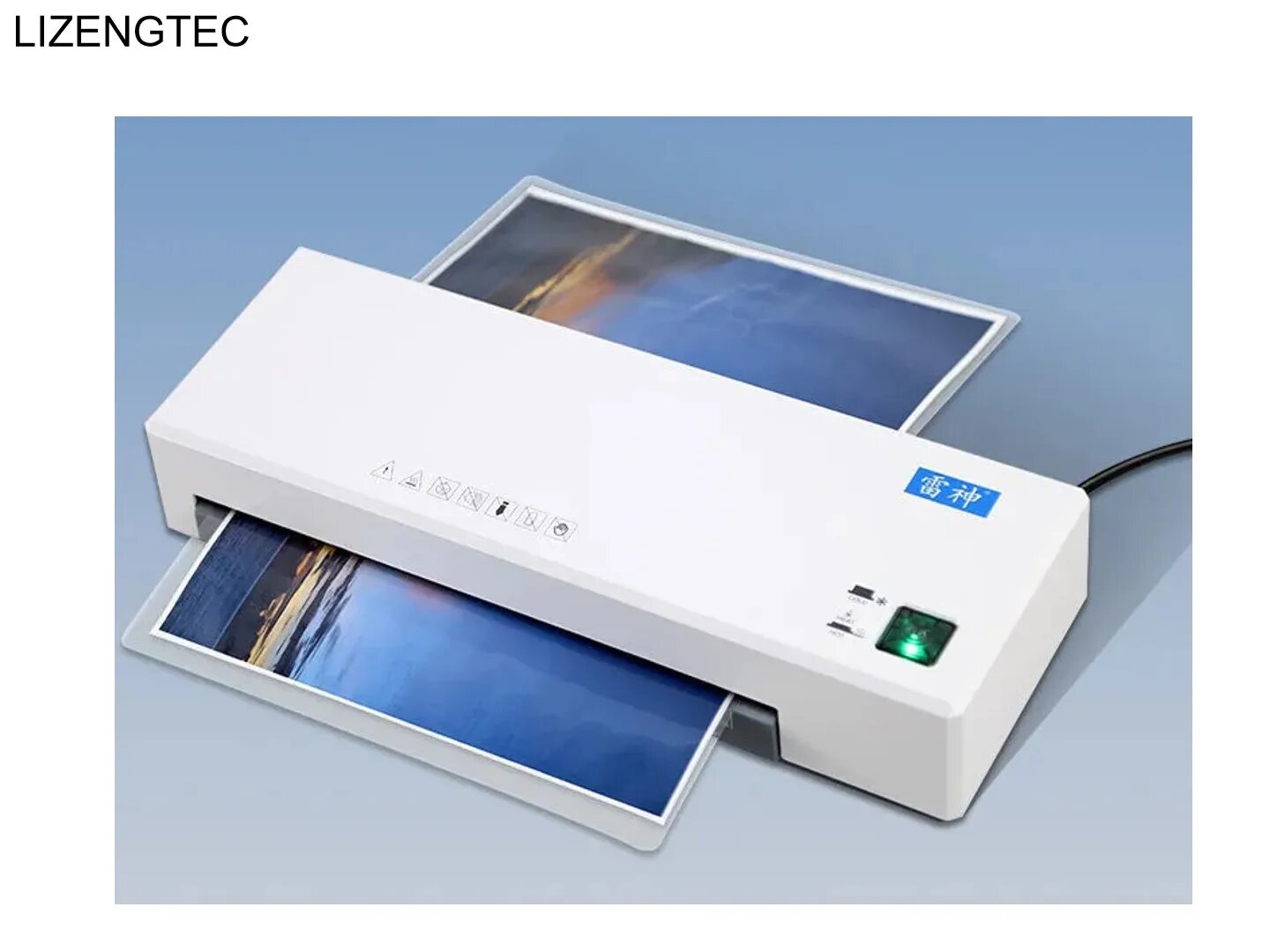 LIZENGTEC Новый профессиональный офисный ламинатор для горячей и холодной воды, рулонный ламинатор для быстрого разогрева для бумаги формата А4, фотографий документов, новый дизайн