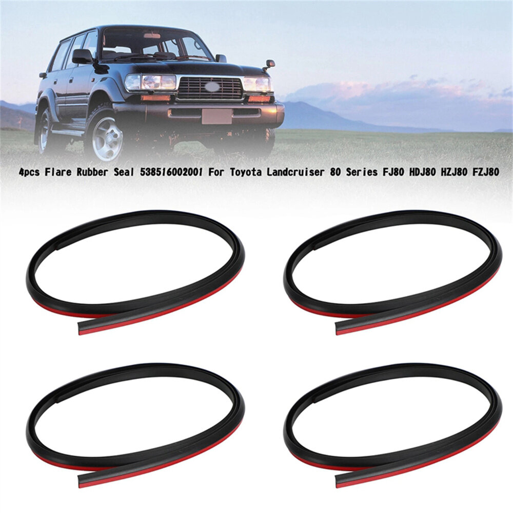 Комплект резиновых уплотнений 4X Flare для Toyota Land Cruiser 80 серии Fj80 Hdj80 Hzj80 Fzj80