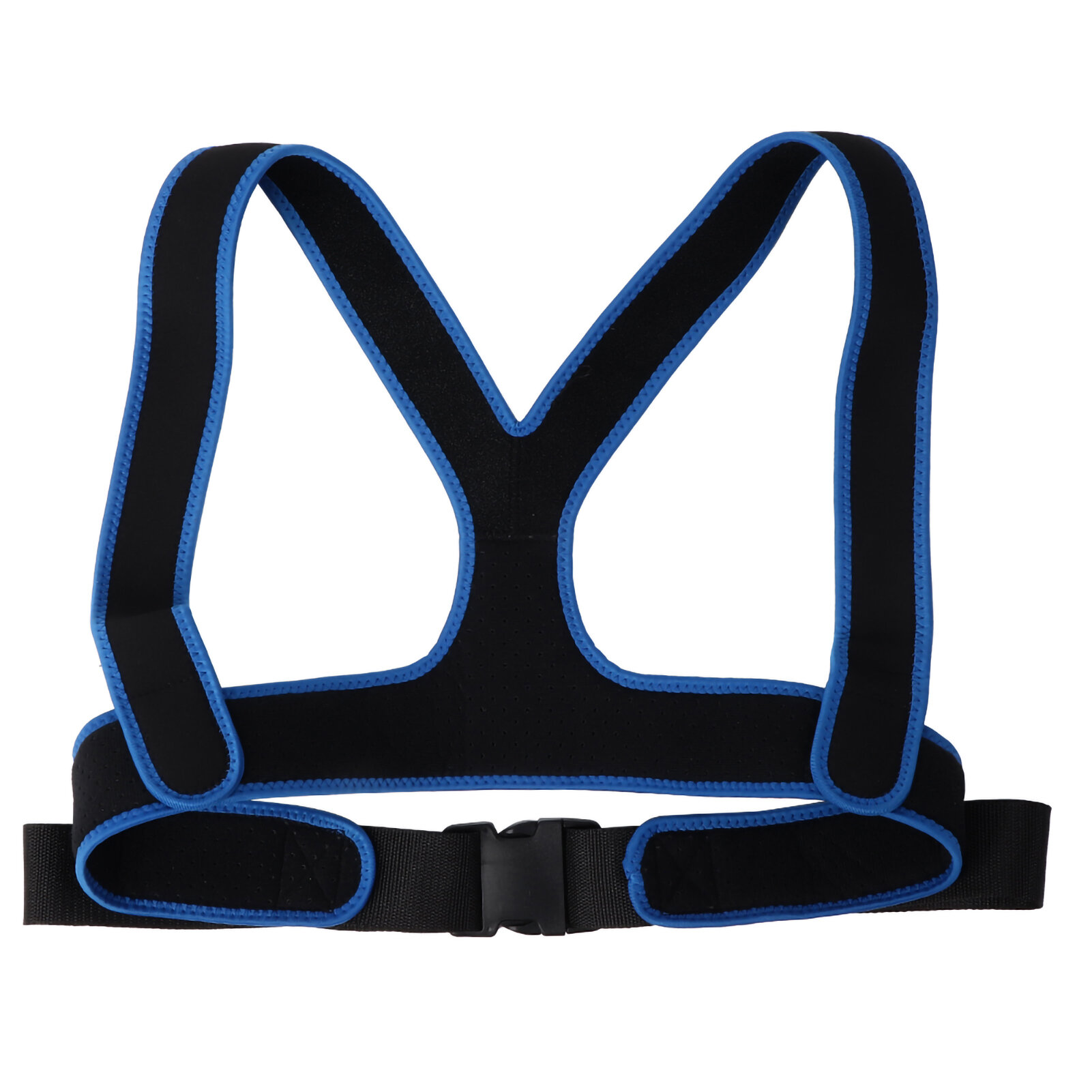 Wheelchair Belt Anti Slip Elastic Breathable Fixing Harness Strap(Black )