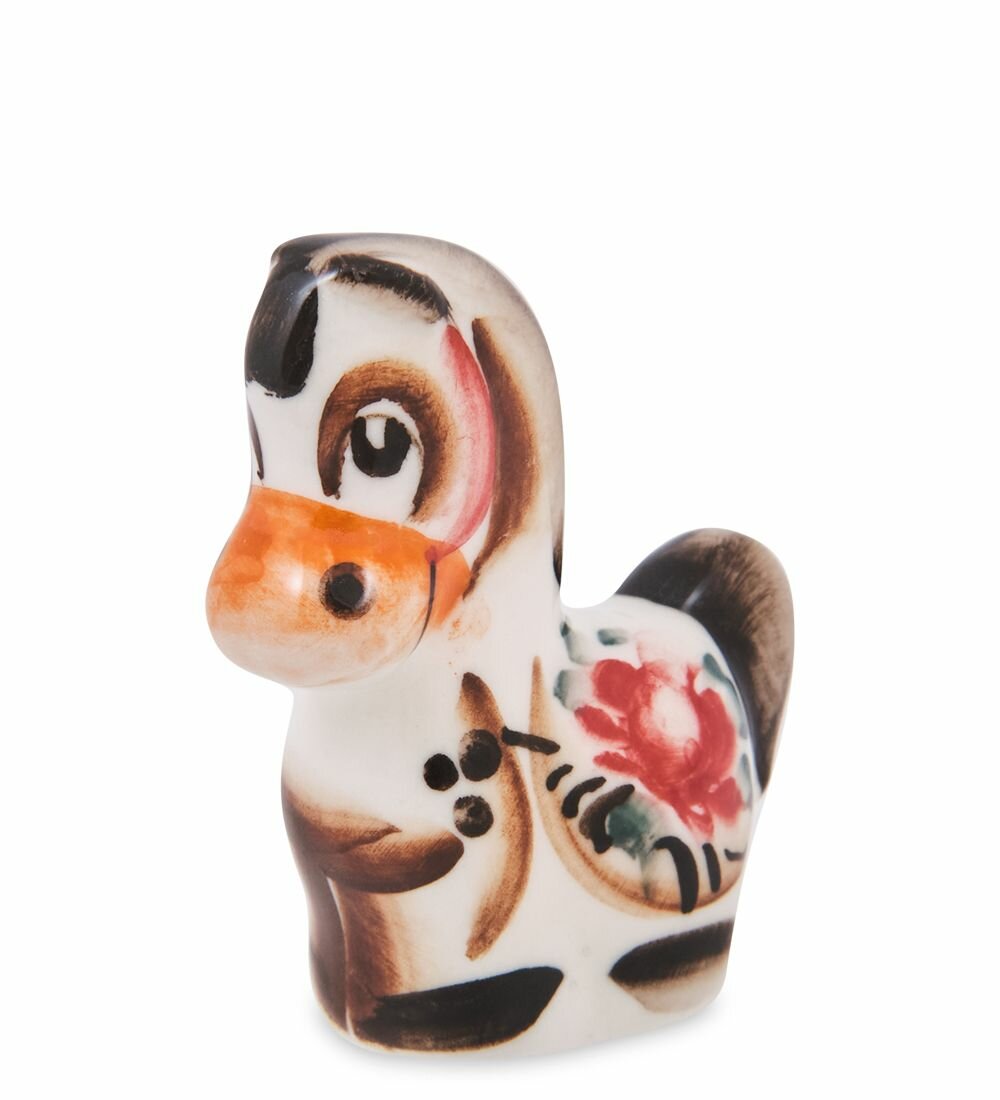 Фигурка "Лошадь Агат" цв. (фарфор)