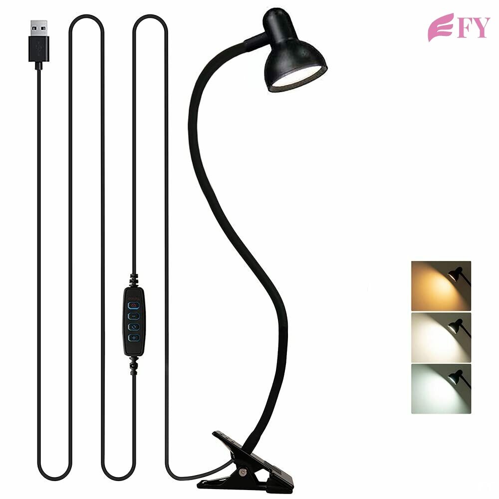 Настольная лампа Moonlight Table Lamp, LED, USB, защита глаз, черная