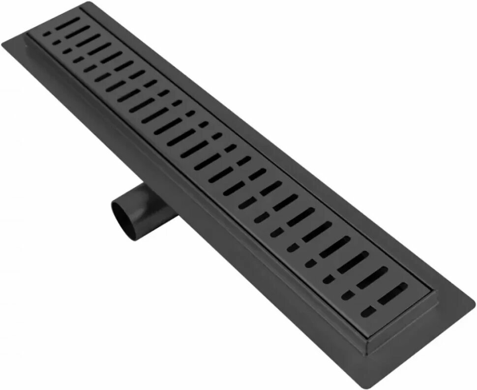 Душевой трап (лоток) Raglo R650.70.09 70 см, с решеткой, перфорированный, графит матовый