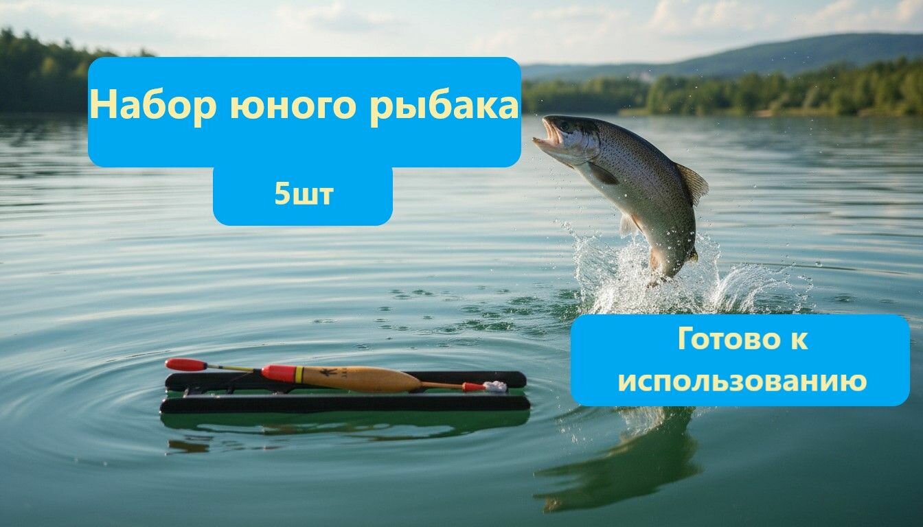Оснастка поплавочная 5шт