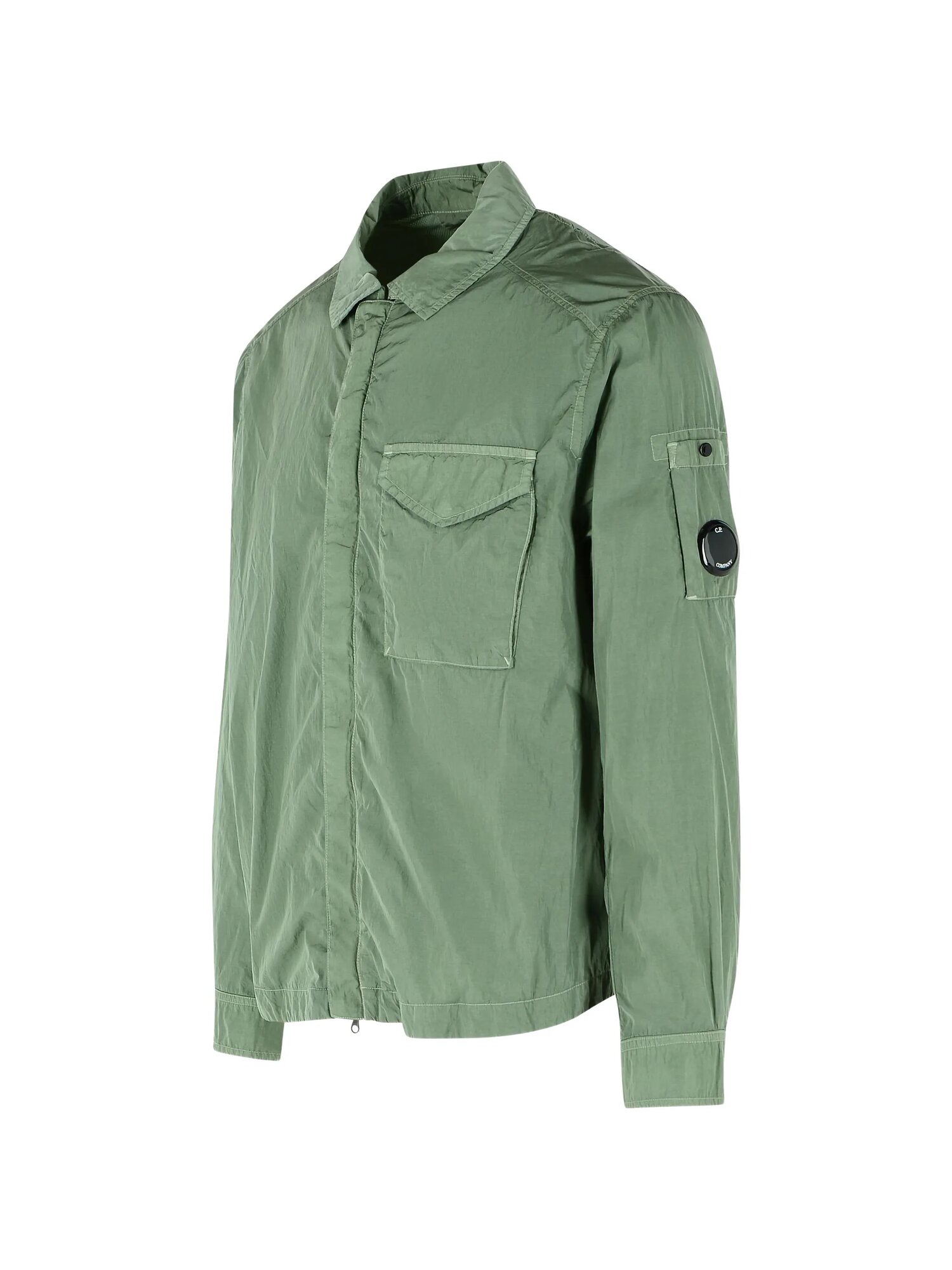 Куртка C.P. COMPANY Chest-pocket shirt jacket, размер XL, green — фото 1