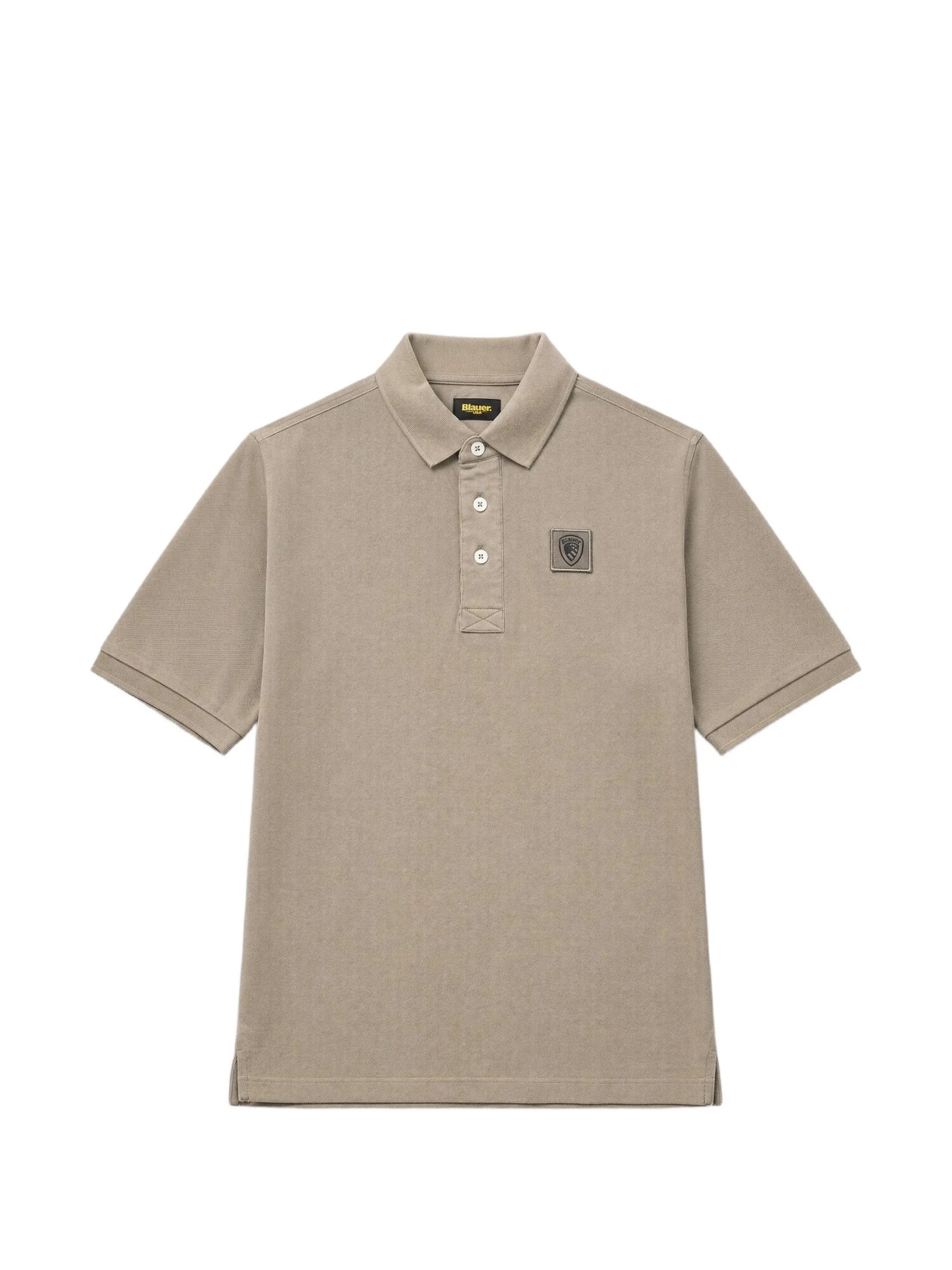 Рубашка Logo-patch polo shirt