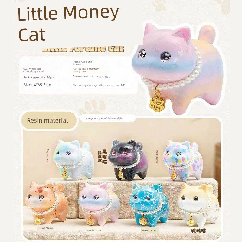 Модная фигурка-сюрприз Meow Meow-chan для декора дома и рабочего стола, трендовая игрушка-фигурка, подарок HX-133 Набор