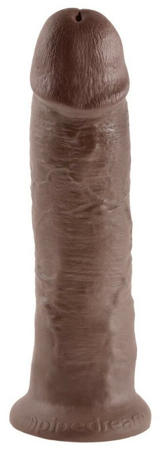 Коричневый фаллос-гигант 10" Cock - 25,4 см. (арт. 82427)