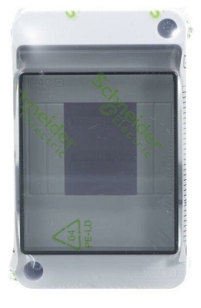 Бокс навесной ОП City9 Box XS 4мод. с прозр. дверцей SE EZ9EAB104