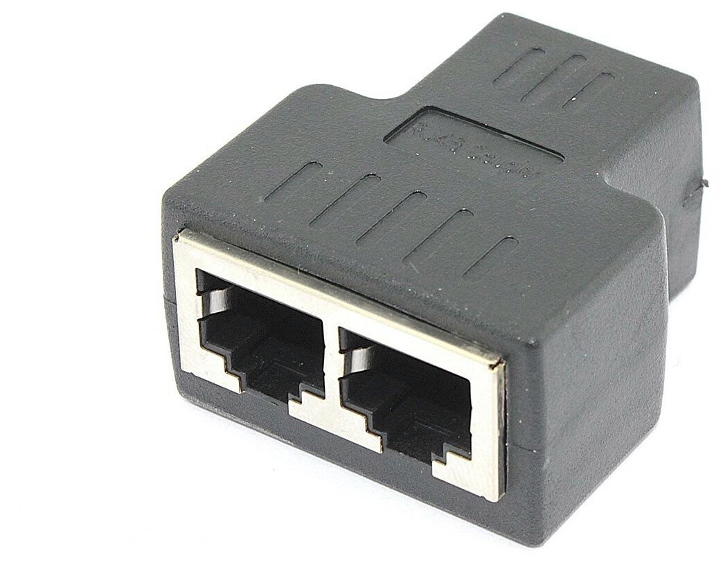 Разветвитель сетевого кабеля на 2 порта мама-мама