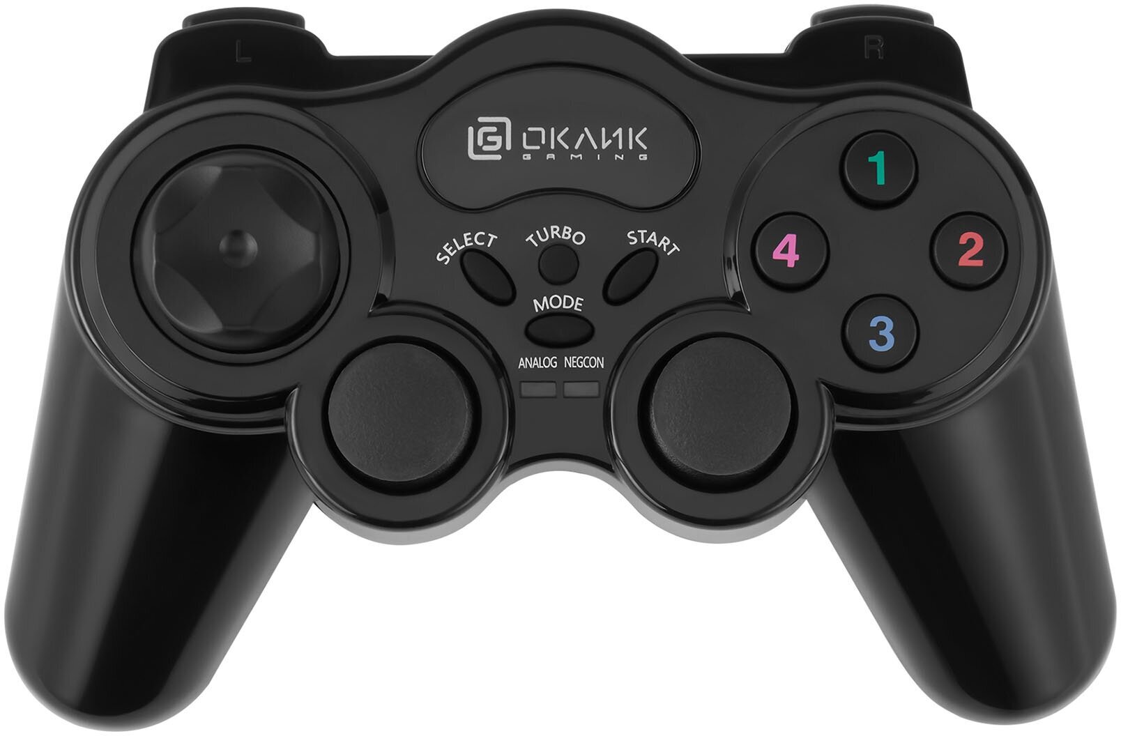 Геймпад Oklick GP-400MW черный USB Беспроводной виброотдача