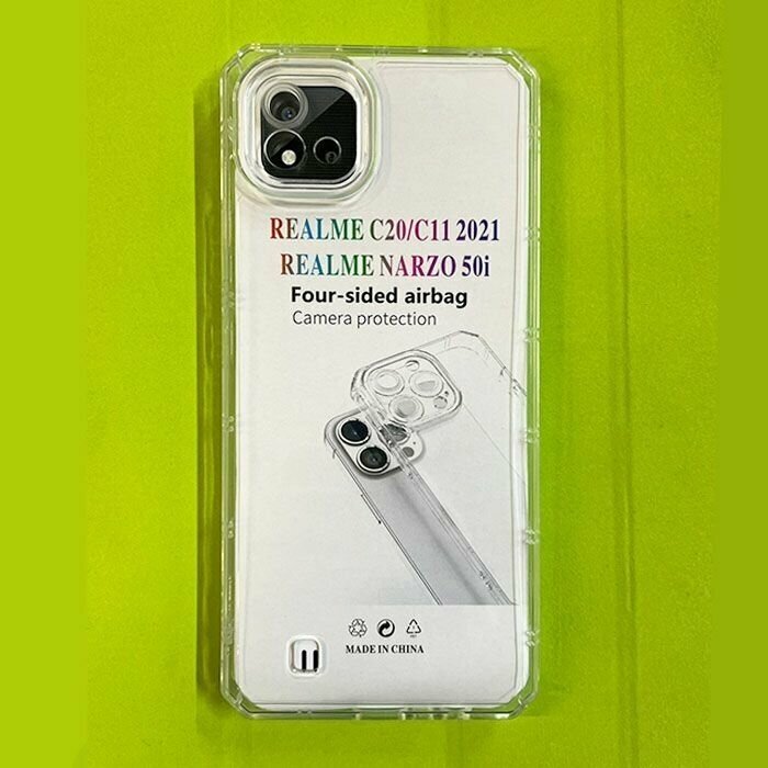 Чехол для Realme C11 2021, Armor (противоударный) с защитой камеры