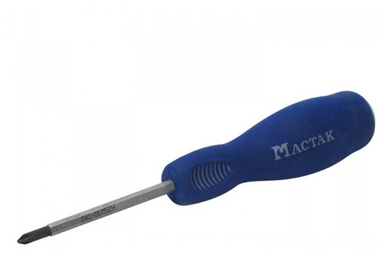 Мастак Отвертка крестовая Phillips, 1x75 мм, силовая, держатель 041-01752H