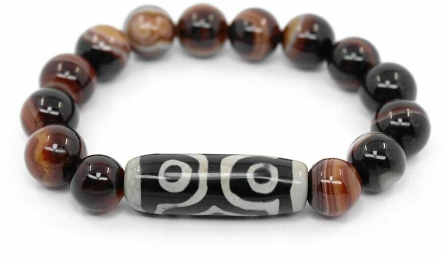 Браслет-нить, агат