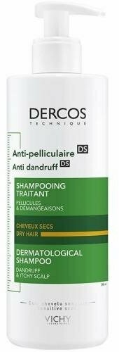 Шампунь-уход интенсивный Vichy Dercos Anti-Dandruff против перхоти, для сухих волос, 390 мл