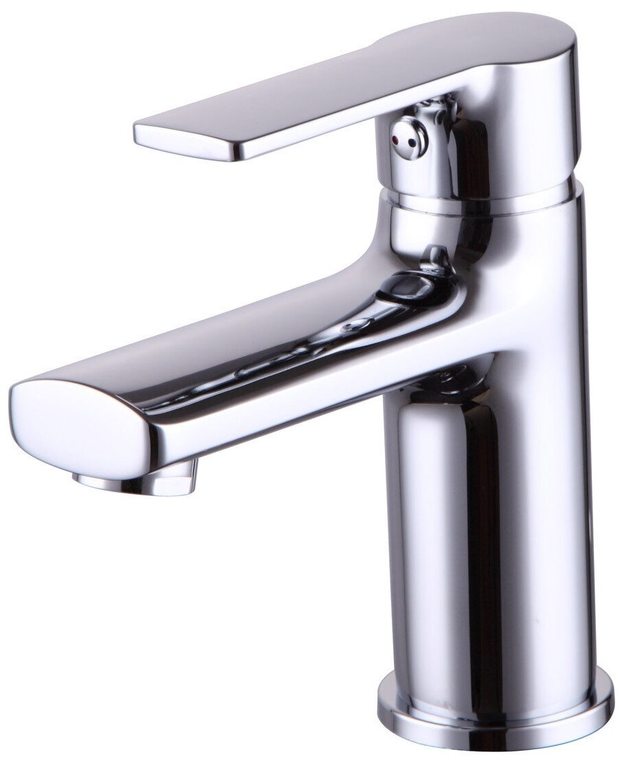 Смеситель для раковины, умывальника в ванную комнату. Кран на мойку, в ванну, кухню. Сантехника KAISER Oval 56011 хром