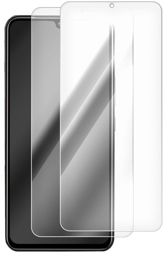 Комплект из 2-x защитных гибридных стекл Krutoff для Vivo V25e