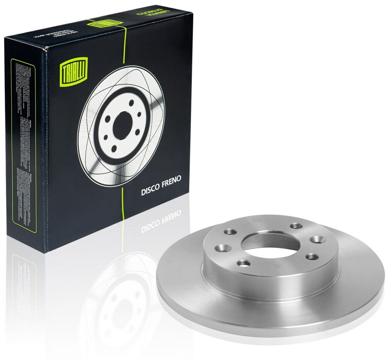 Диск тормозной Renault Logan 04-, Sandero 08-14 передний 238 x 12 (-ABS) Trialli