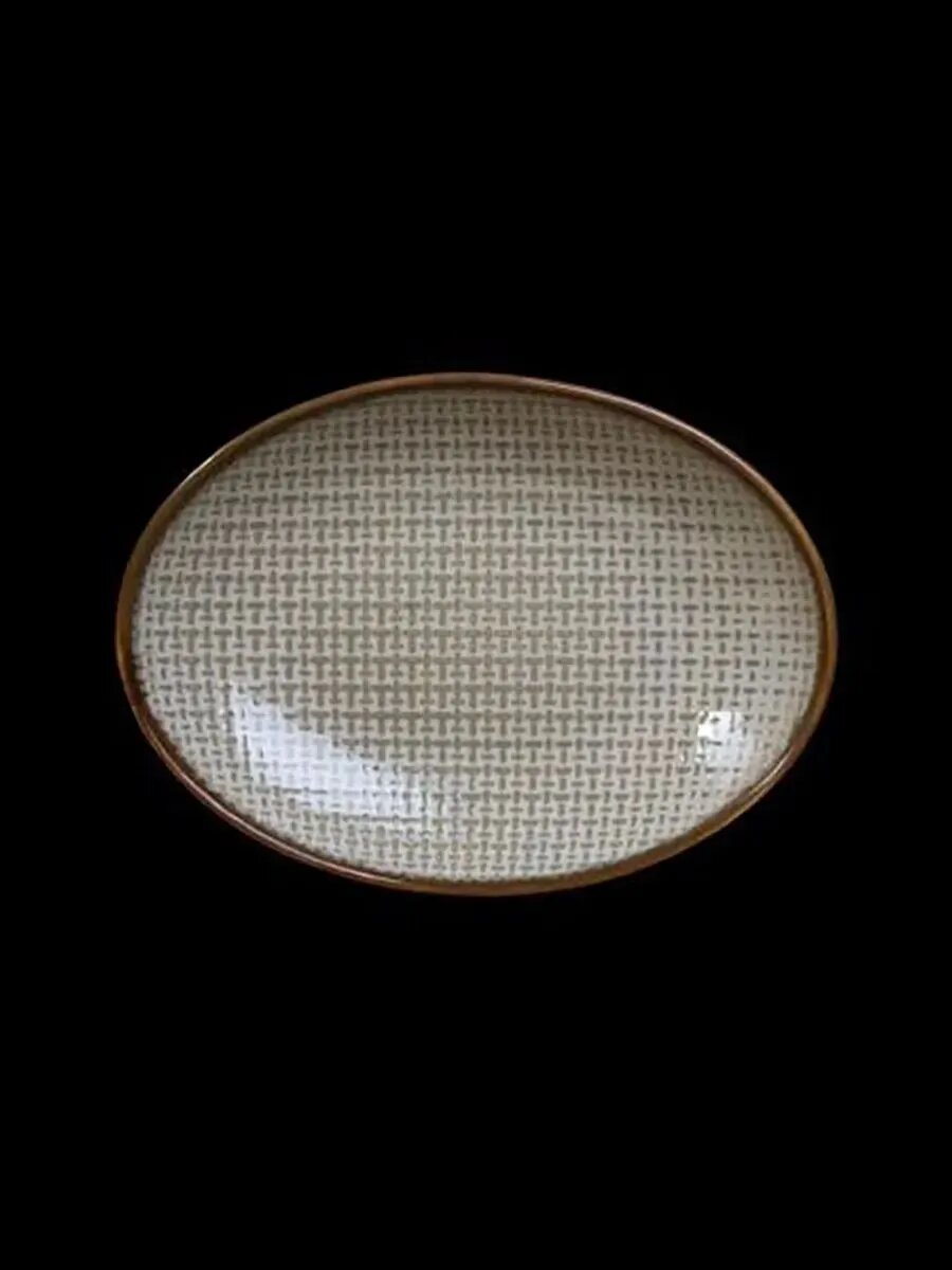 Блюдо сервировочное Corone Alveare, фарфор, 15,5x11 см