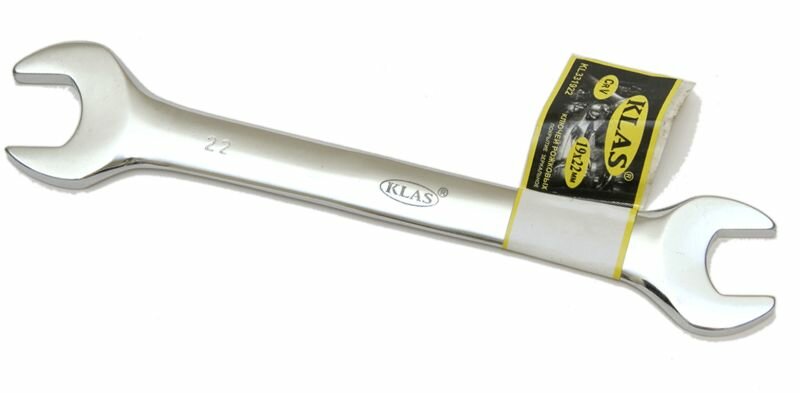 Ключ рожковый "KLAS" 19*22 зеркальный