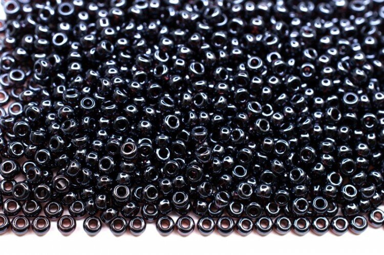 Бисер японский MIYUKI круглый 11/0 #0171 гематит, непрозрачный, 10 грамм