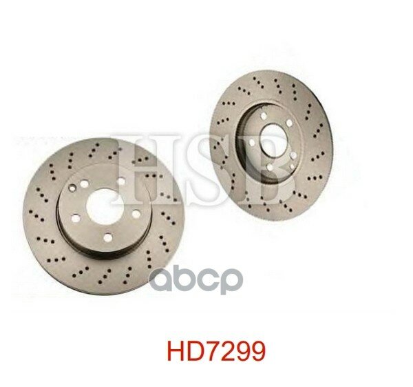 Диск тормозной передний без перфорации MB: C CLASS (W204 / S204) 07- HSB арт. HD7299