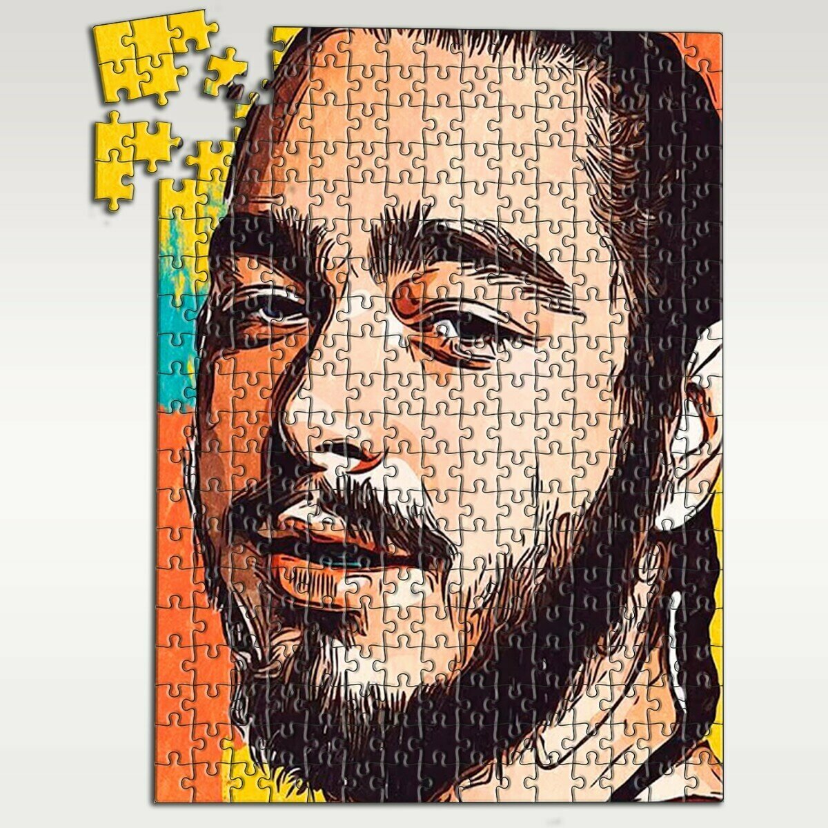 Пазл картонный А3: модель Музыка Post Malone - 6098 П