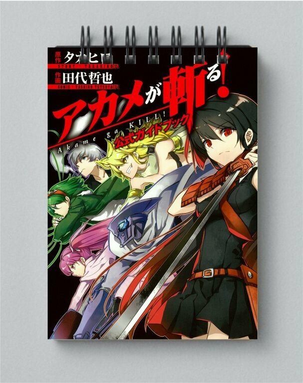Блокнот Убийца Акамэ , Akame ga Kill №1, А5