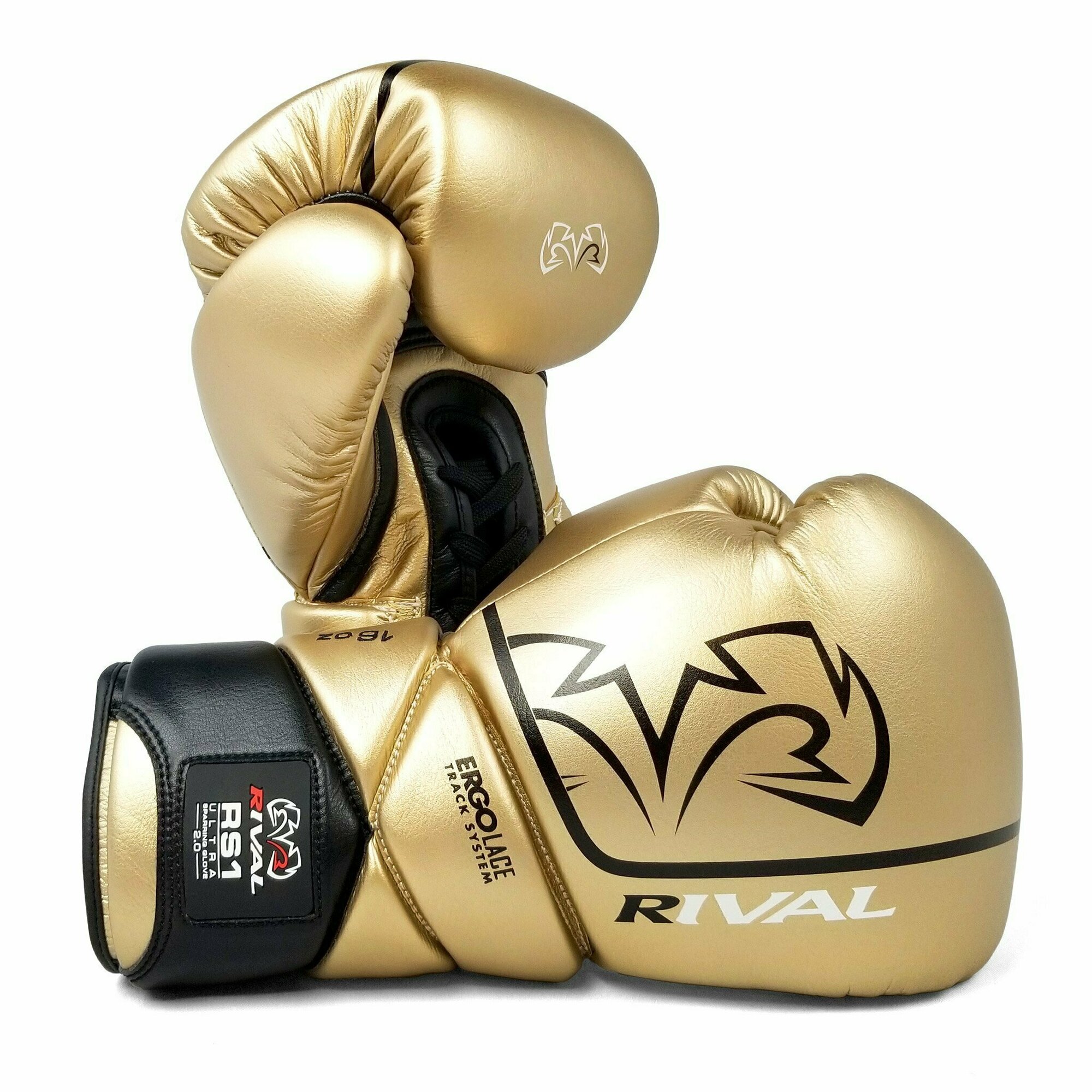 Перчатки боксерские RIVAL RS1 ULTRA SPARRING GLOVES 2.0, 18 унций, золотые
