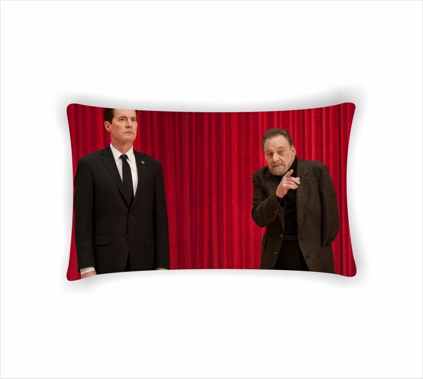 Подушка Твин Пикс, Twin Peaks №2, С двух сторон