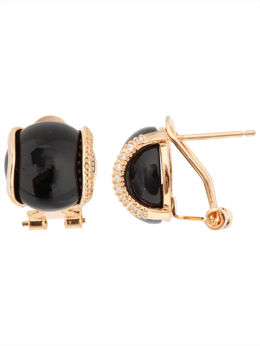 Серьги, оникс