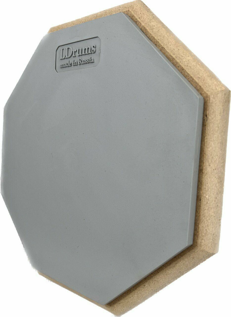 LDrums - тренировочный пэд, диаметр 8"(20,32 см), Покрытие: литая резина. Основание: МДФ.