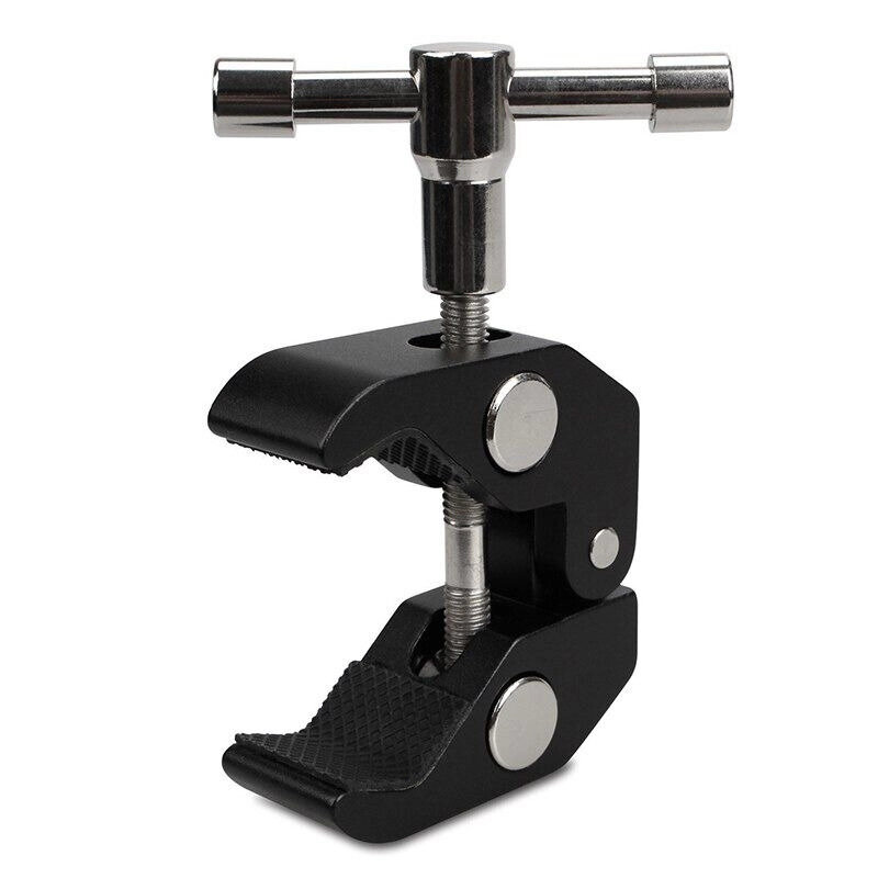 Прищепка струбцина алюминиевая для экшен камер GoPro, Xiaomi, SJCAM, EKEN