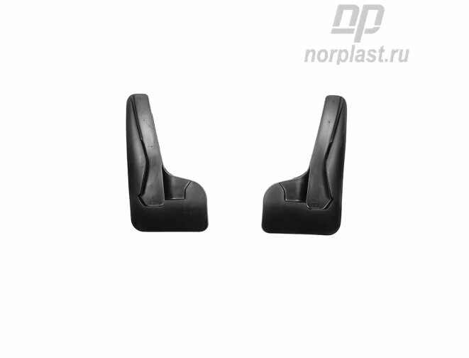 Брызговики передние Mitsubishi Pajero Sport III 2015 г. в. "NORPLAST" (2 шт.)
