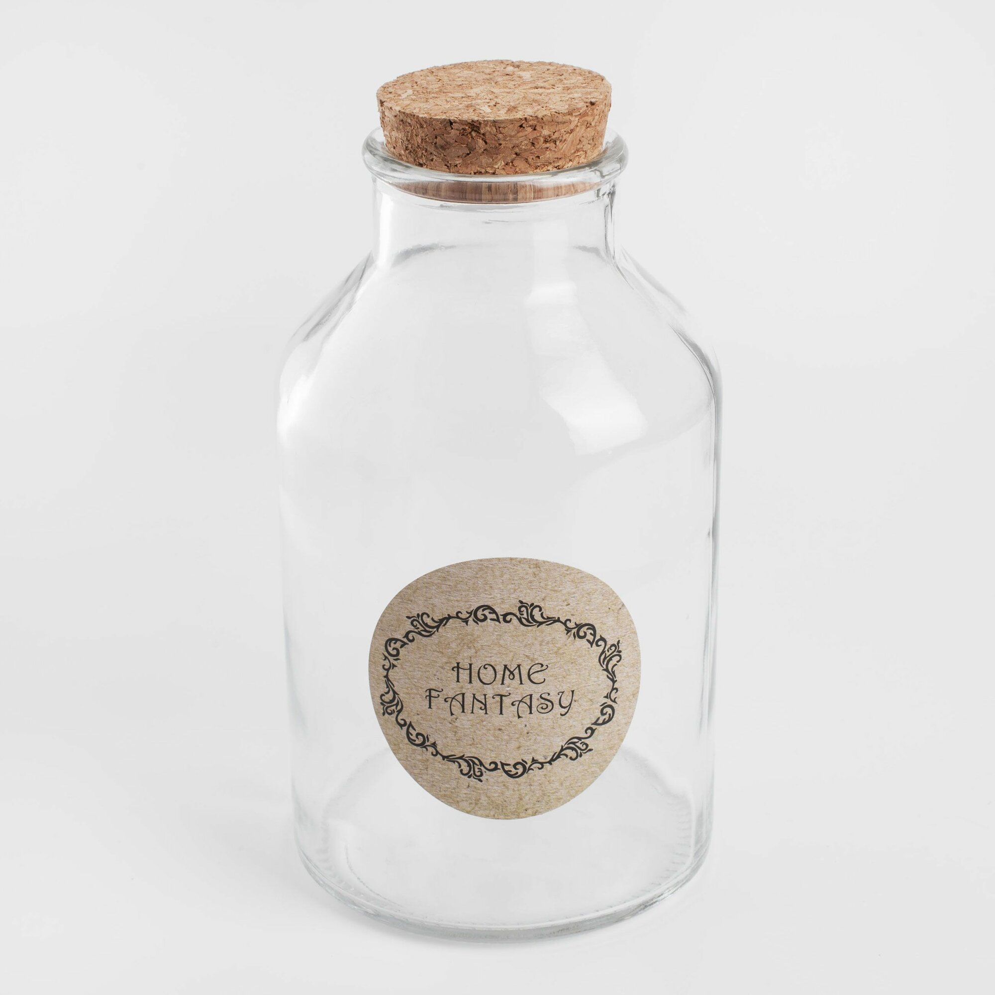 Банка для сыпучих продуктов, 750 мл, стекло/пробка, Clear cork, Kuchenland