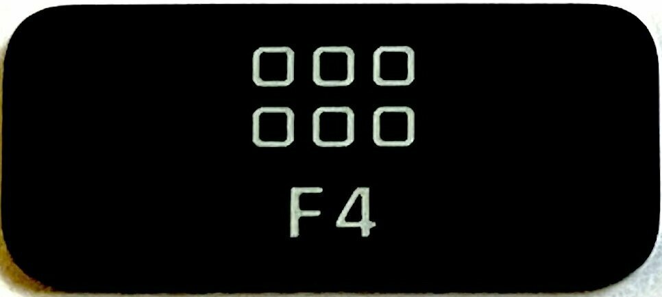 Кнопка клавиша f4 ф4 Macbook pro A1706, A1707, A1708, 12 1534 2017