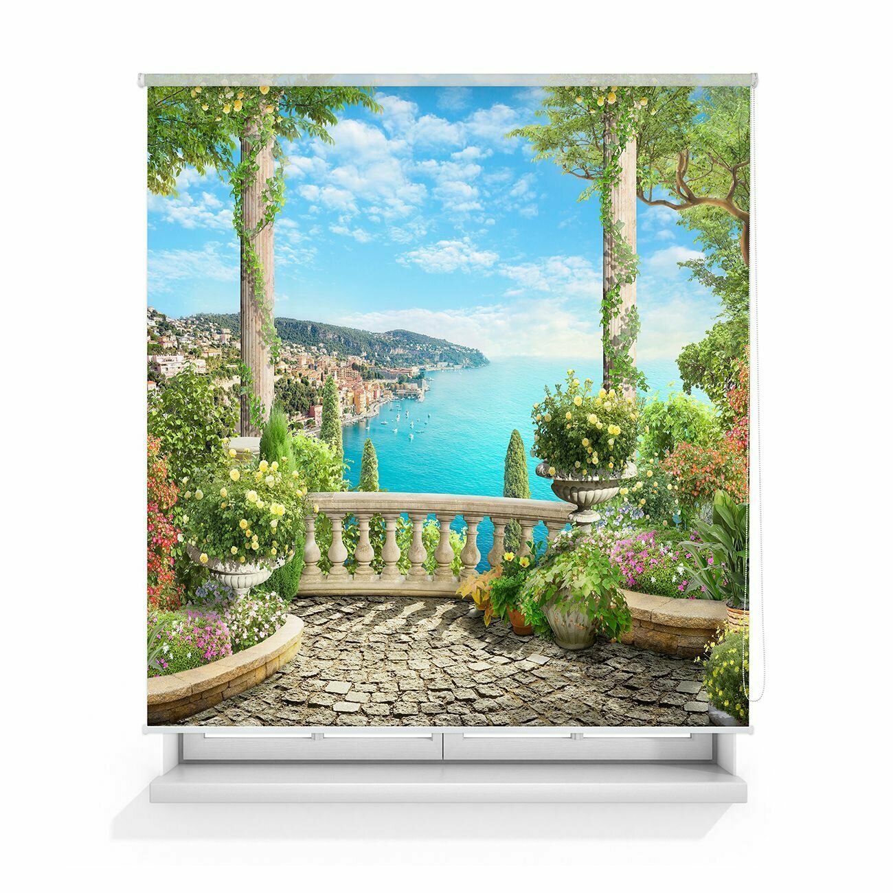 Штора рулонная Макси/LRB-0350-03 Лён 164(160)х170 см