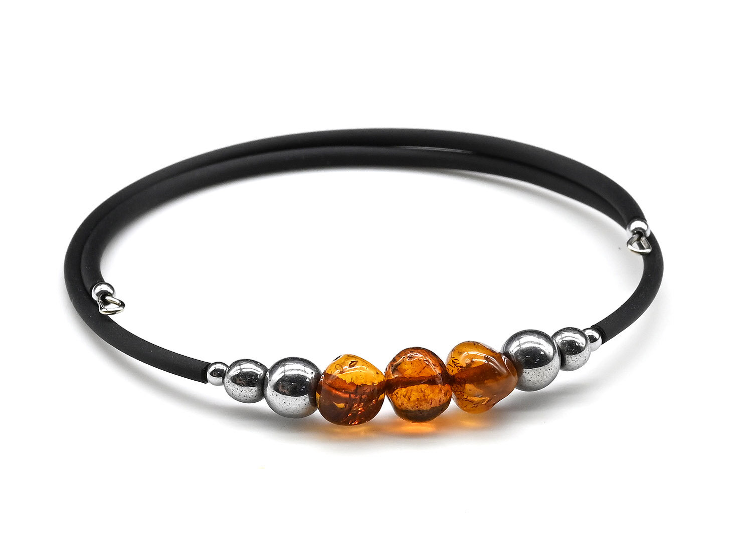 Браслет, янтарь