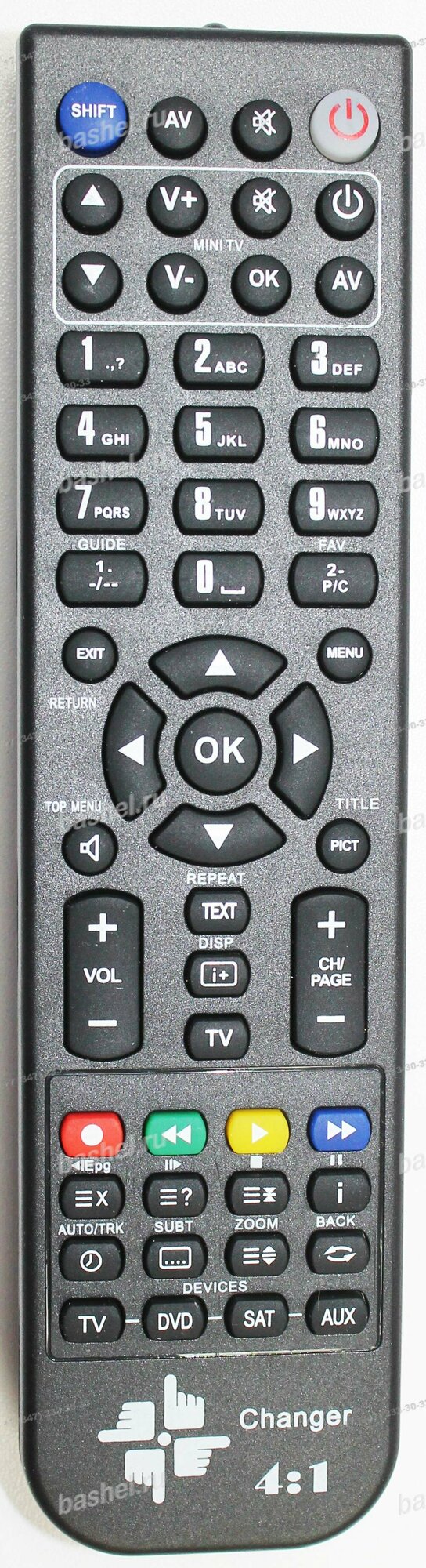 Унив. Delly Changer USB3 (4в1), Пульт ДУ