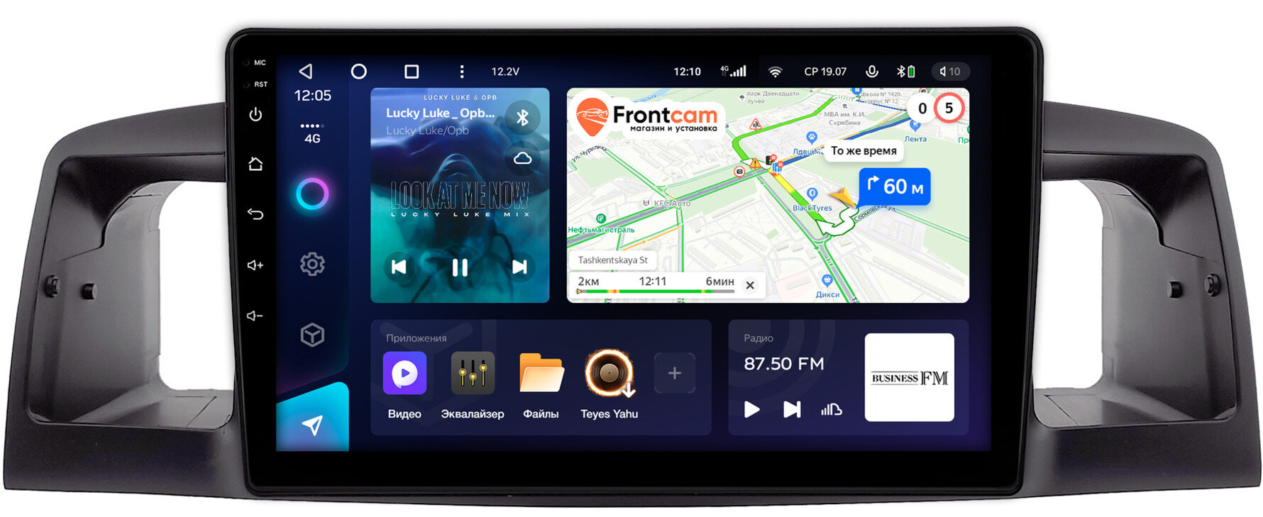 Штатное головное устройство BYD F3 2005-2013 Teyes CC3L 4/64 9 дюймов RM-9076 на Android 10 (4G-SIM, DSP, IPS)