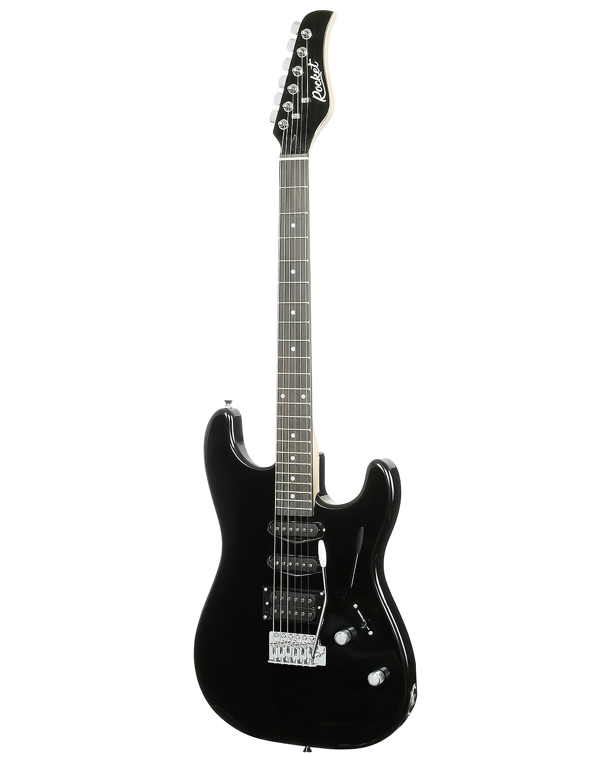 Электрогитара ROCKET EG-1 BK тип корпуса Ibanez цвет черный в комплекте шнур Jack-Jack