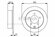 BOSCH 0986479A41 Диск тормозной MITSUBISHI LANCER 08- задний D 262мм.