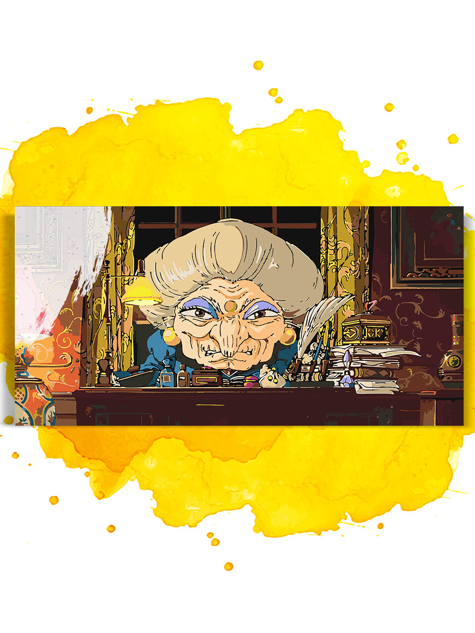 Картина по номерам на холсте Унесенные призраками - Юбаба, 30 х 60 см