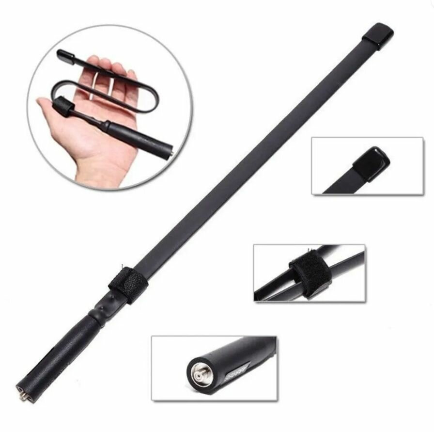 Антенна ABBREE для рации baofeng тактическая/складная (78CM)
