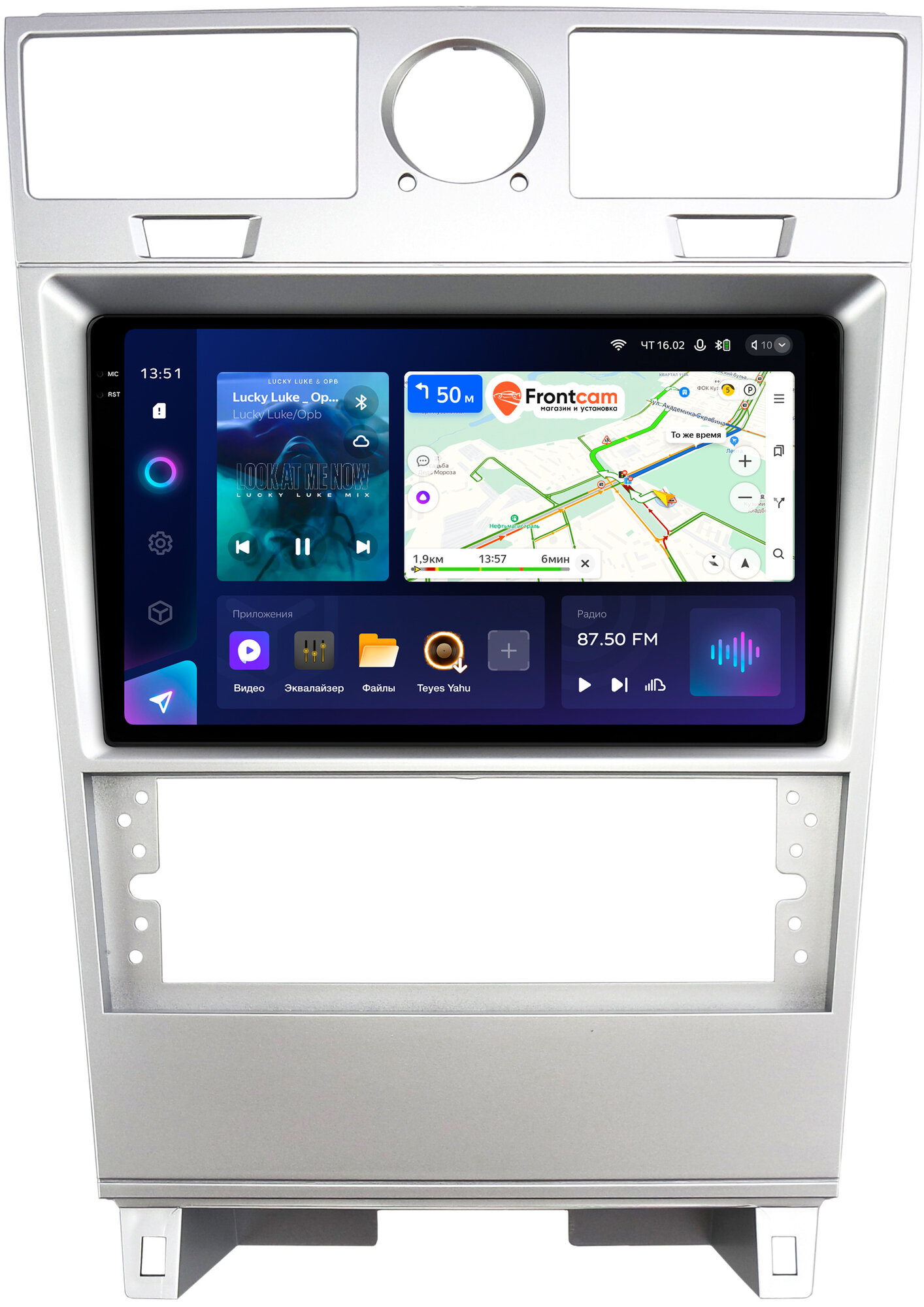 Штатная магнитола Teyes CC3 2K 4/64 10.36" RM-10-LC002T Lincoln Navigator 2 2002-2006 Android 10 (4G-SIM, DSP, QLed)