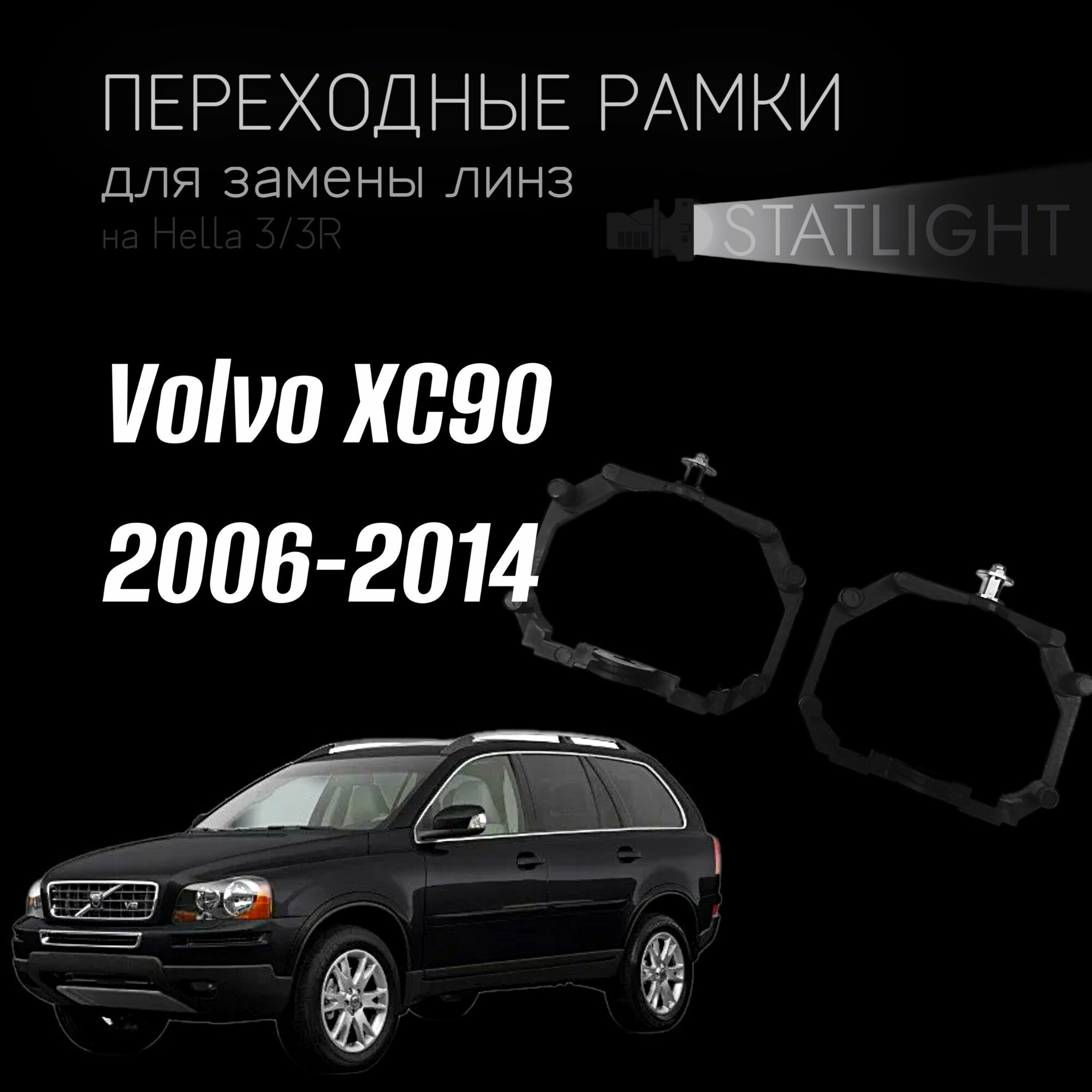 Переходные рамки для замены линз на Volvo XC90 2006-2014 AFS