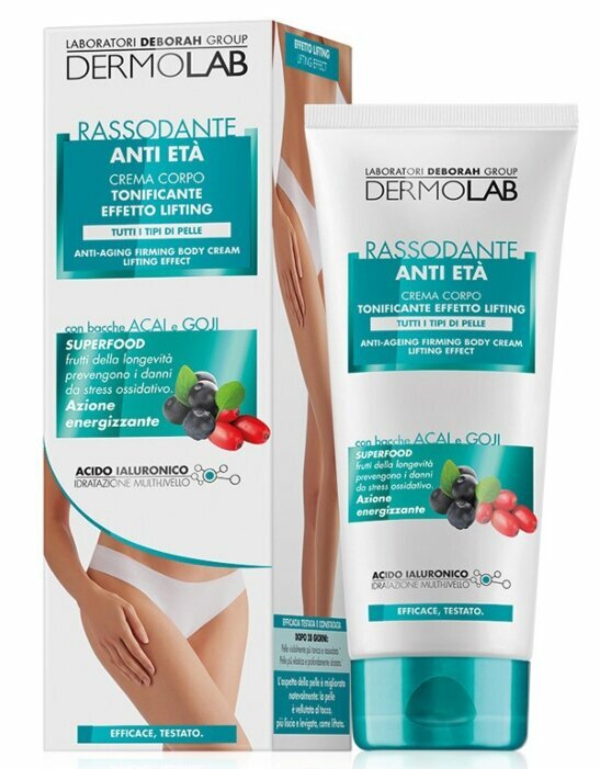 Антивозрастной крем для тела с лифтинг-эффектом Deborah Dermolab, Anti-Ageing Firming Body Cream Lifting Effect-All Skin Types, 200 мл