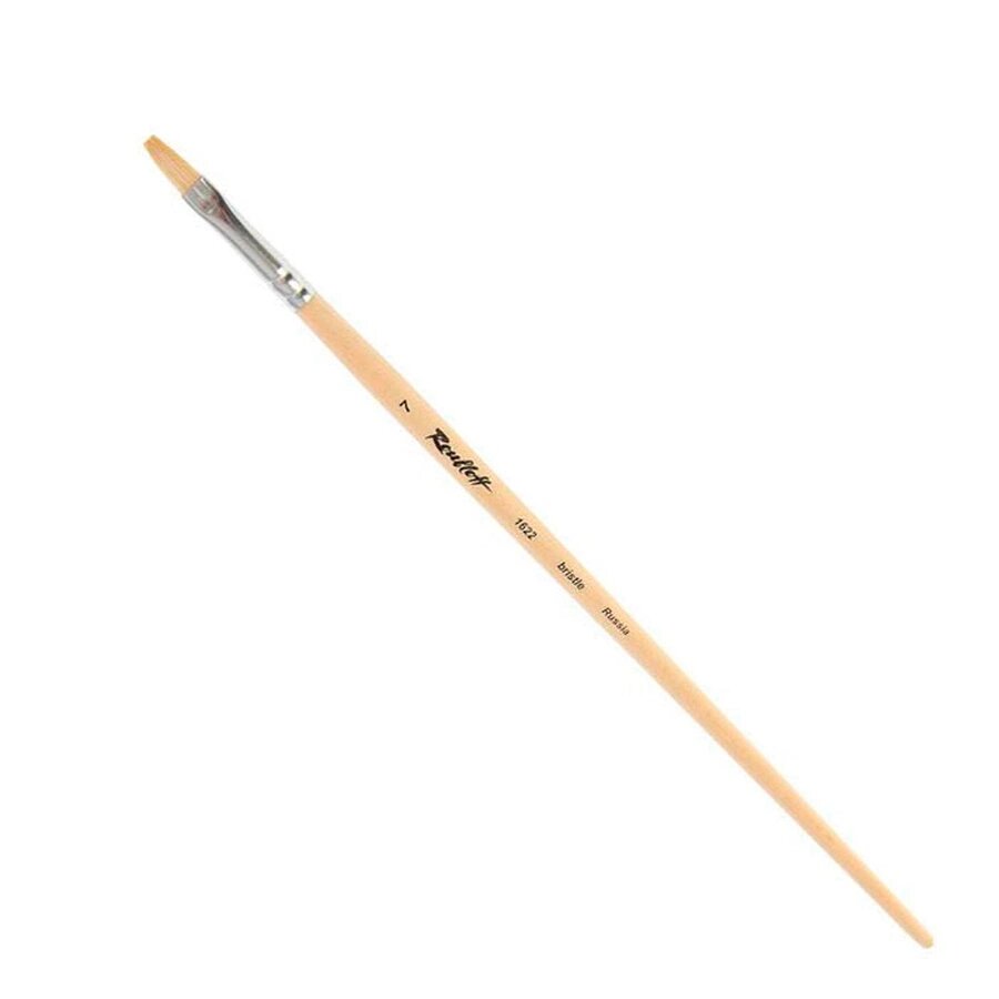 Кисть Roubloff щетина плоская №7 серия 1622